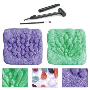 hand2mind World of Gemstones Dig Kit, Real Gemstone Dig Kit, Gem ...