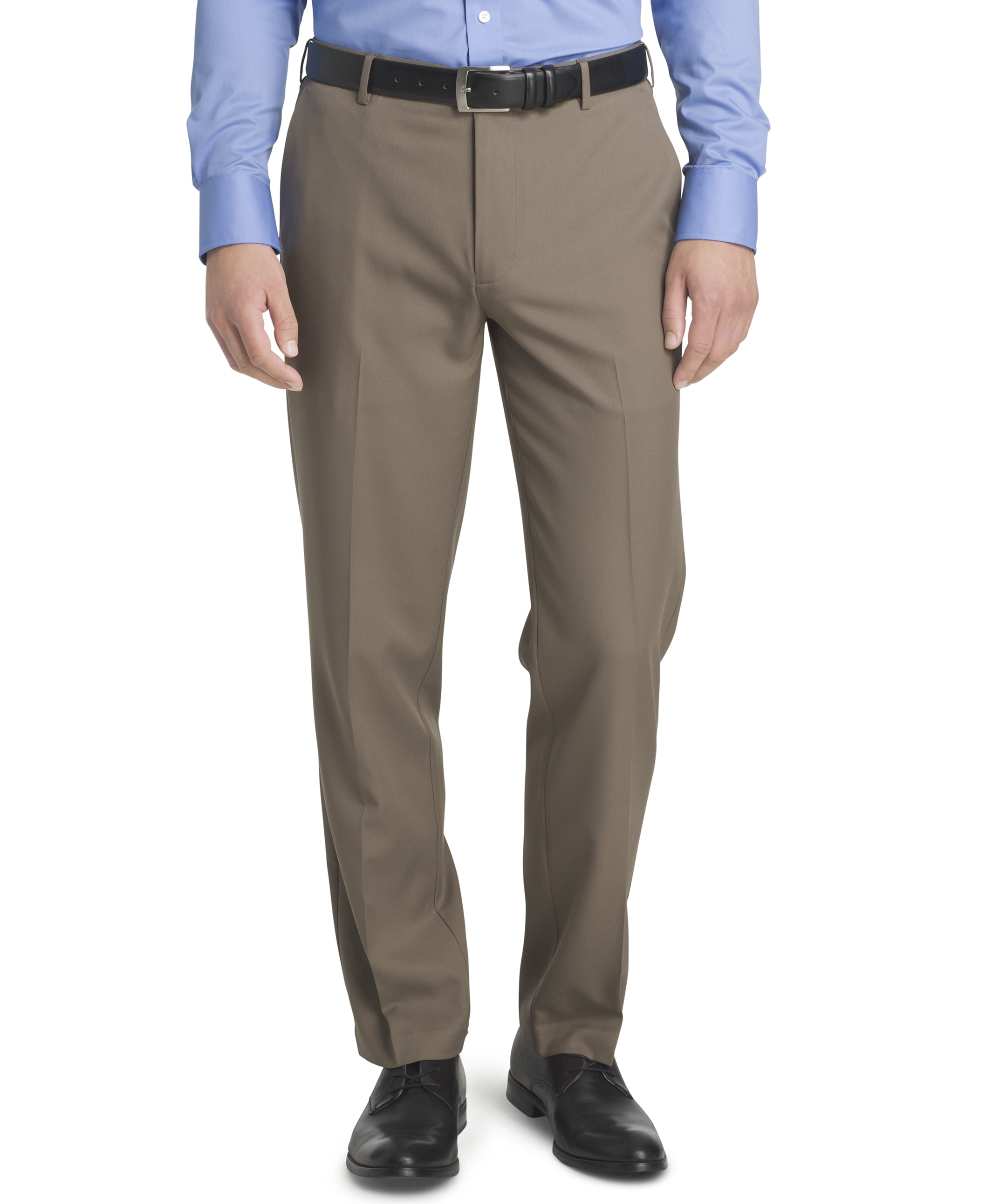 Arrow Men's AroFlex Flat Front Dress Pant - Walmart.com