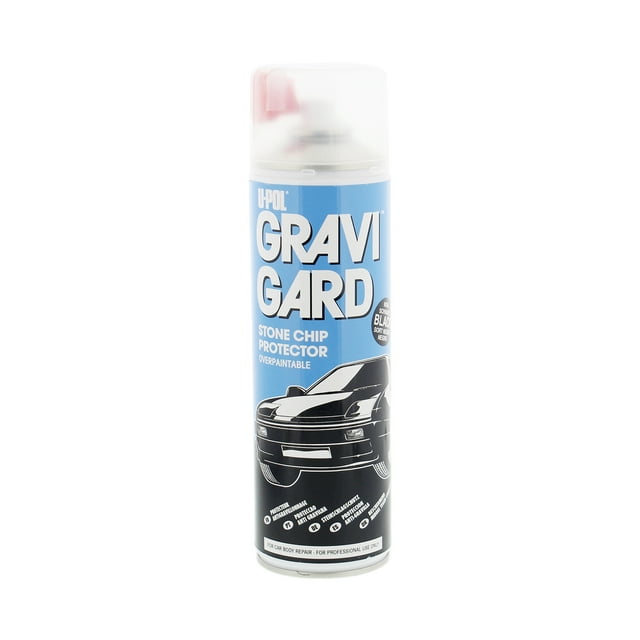 U-POL 0731 GraviGard Stone Chip Protector Overpaintable, Black, .5L ...