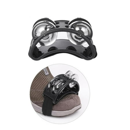 Foot Tambourine Percussion Musical Instrument Foot Drum Set With Metal ...