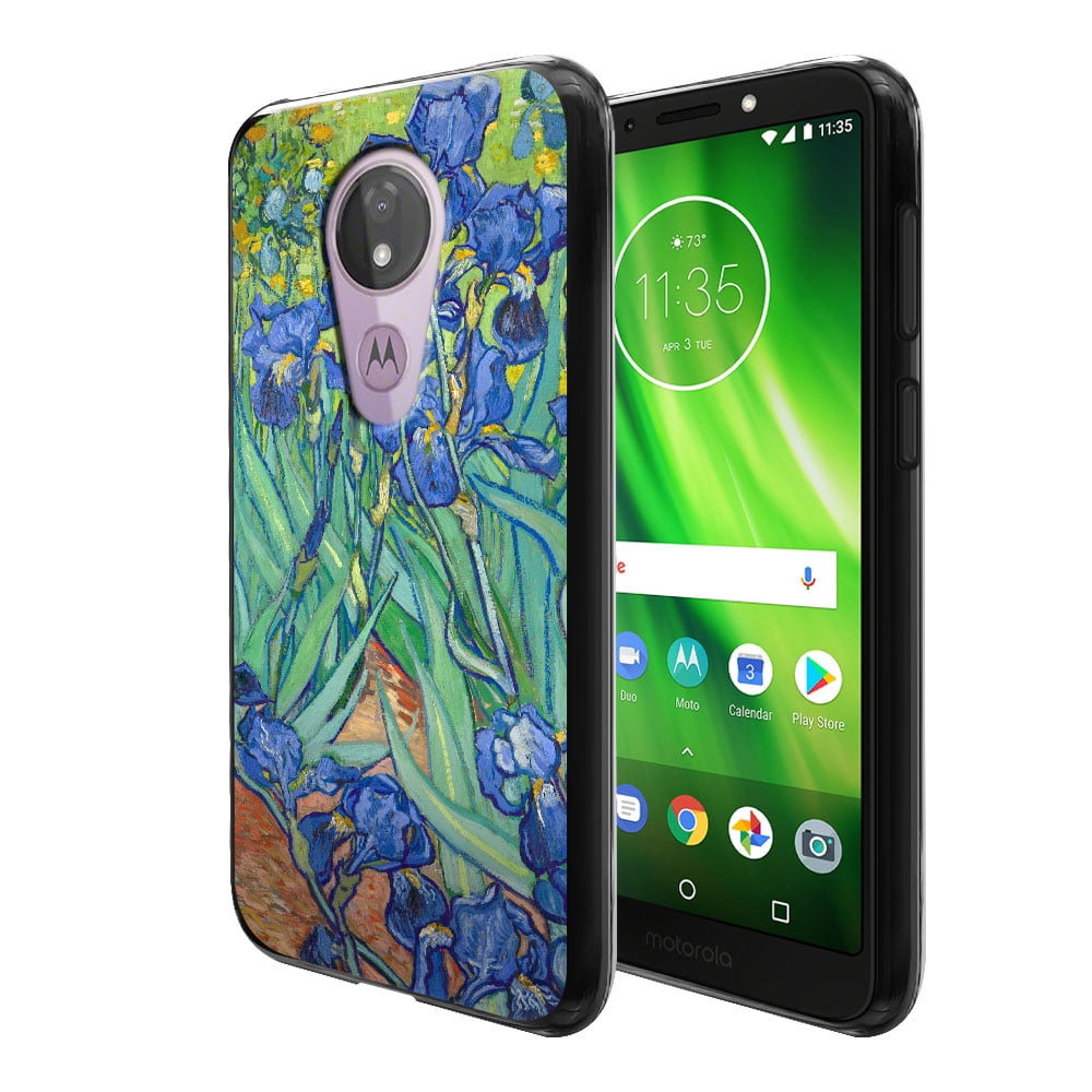 FINCIBO Soft TPU Black Case Slim Protective Cover for Motorola Moto G7 ...