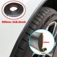 AUTOXBERT 3M/10FT Car Fender Flares Strips L Shape Wheel Eyebrow Edge ...