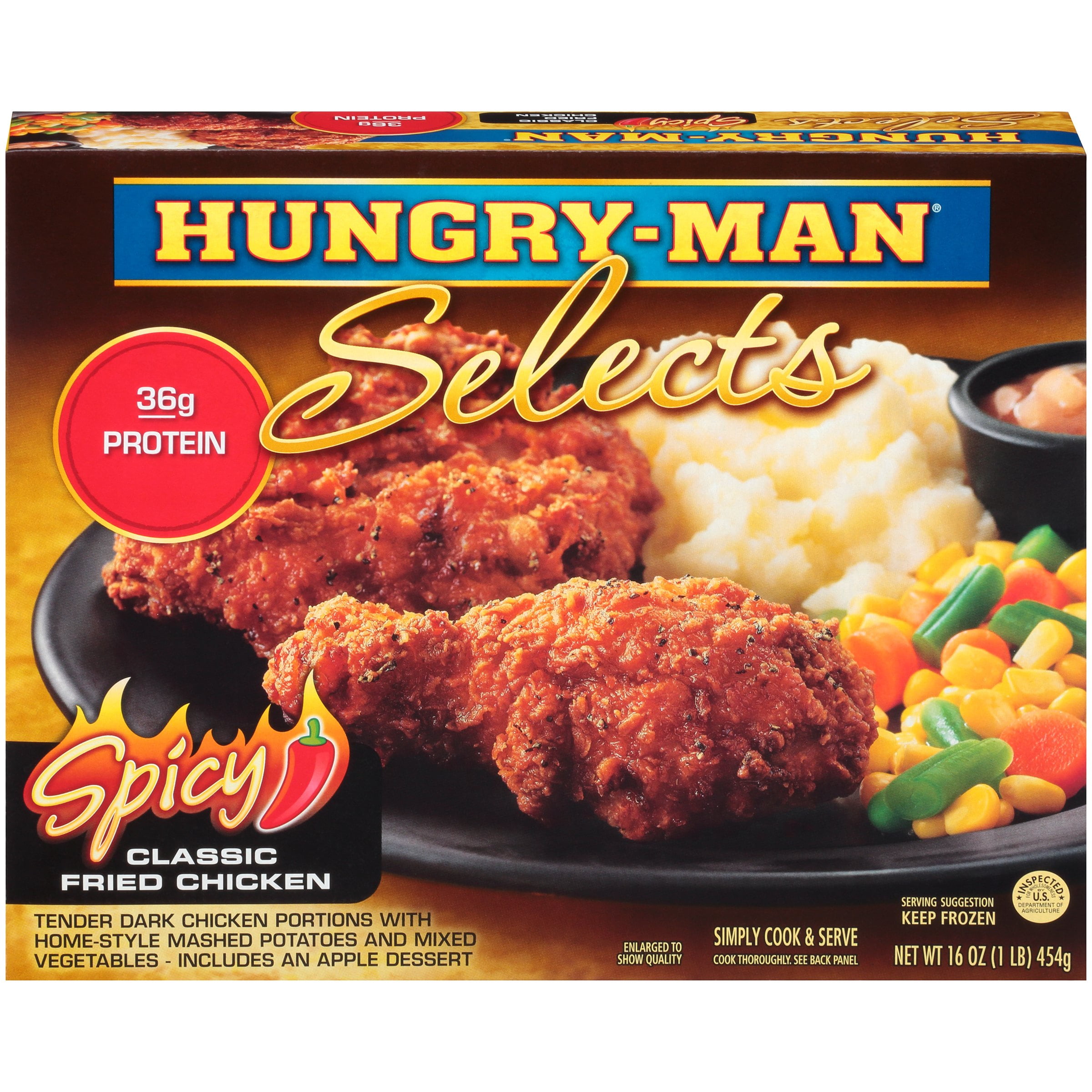 hungry man chicken and waffles microwave instructions