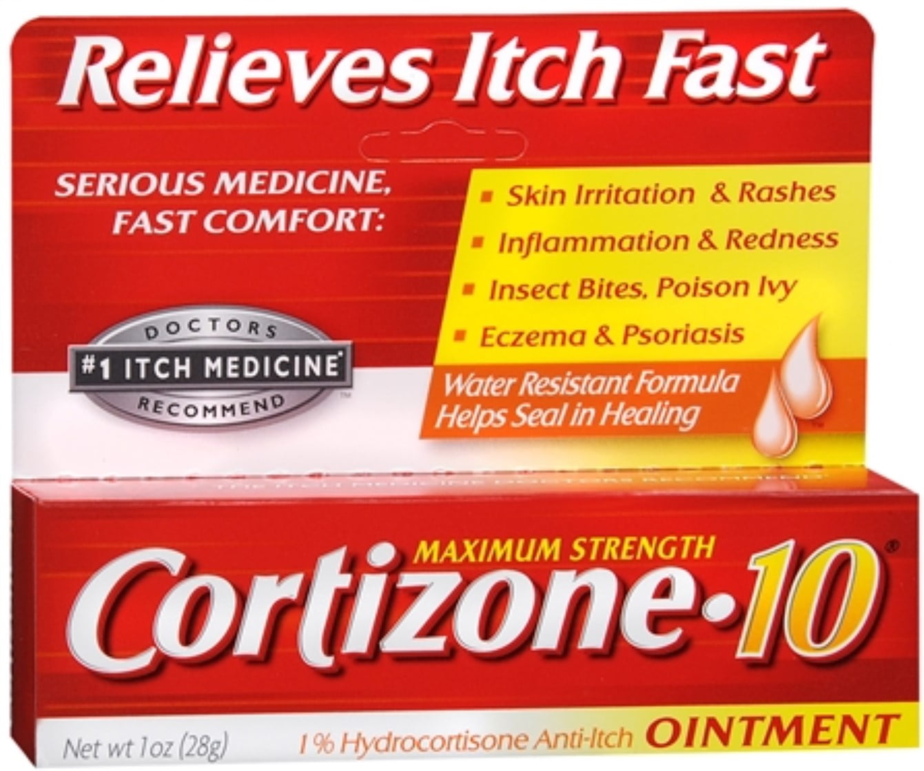 Cortizone-10 Maximum Strength Anti-Itch Ointment 1 oz - Walmart.com