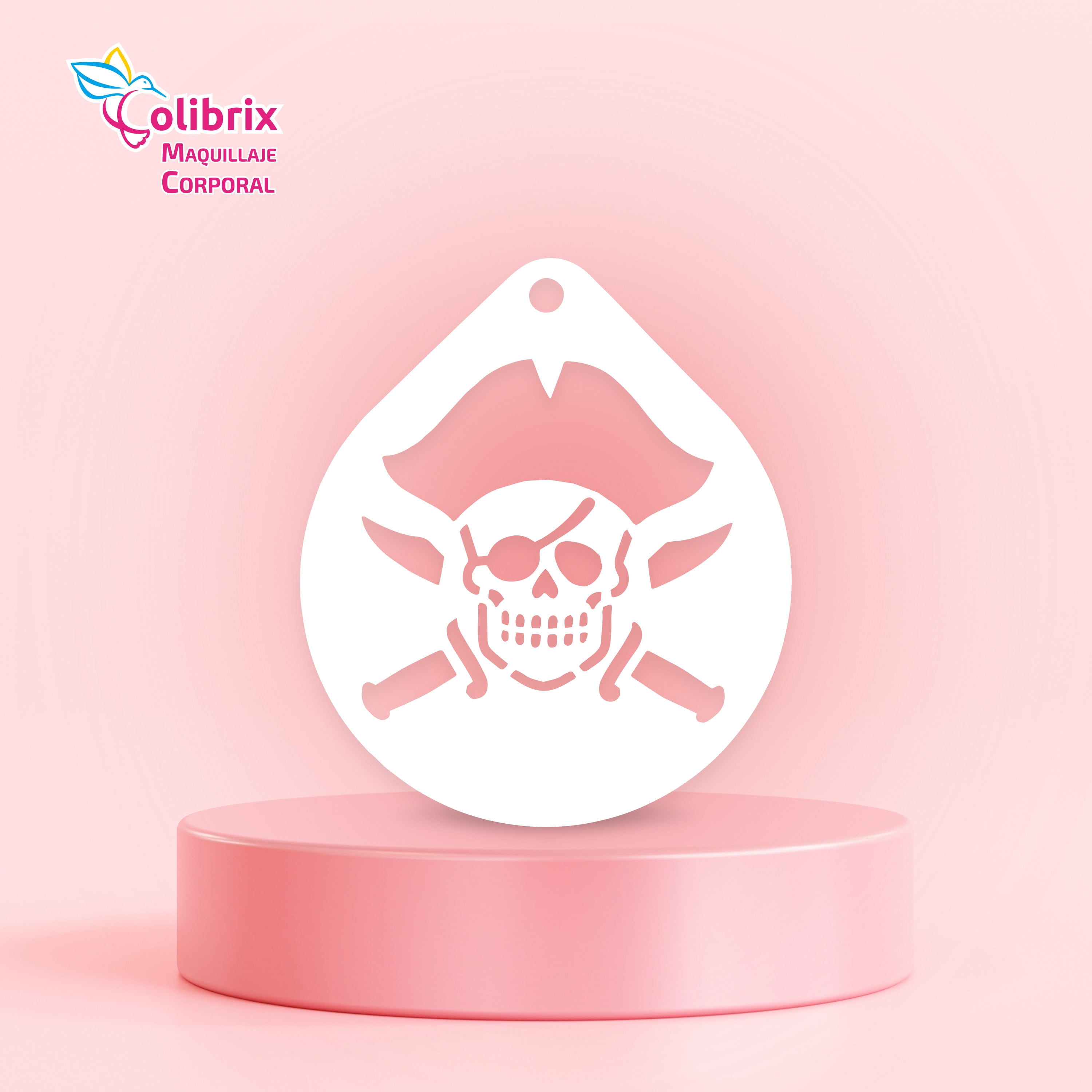 Colibrix Stencil Figura 41 pirata 1 Pieza COLIBRIX Stencil | Bodega Aurrera en línea