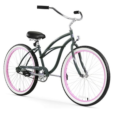 Firmstrong Urban Lady Single Speed Women's 24 Inch Beach Cruiser Bike ...