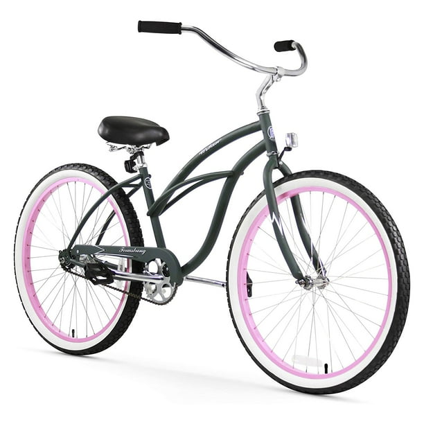 Firmstrong Urban Lady Single Speed 26" Beach Cruiser Womens Bicycle ...
