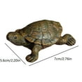 Anewi Turtle Garden Statue, Resin Tortoise Figurine for Outdoor Yard ...