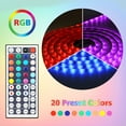 Elfeland LED Light Strips, 5050 RGB Epoxy Waterproof IP67 32.8ft 300 ...