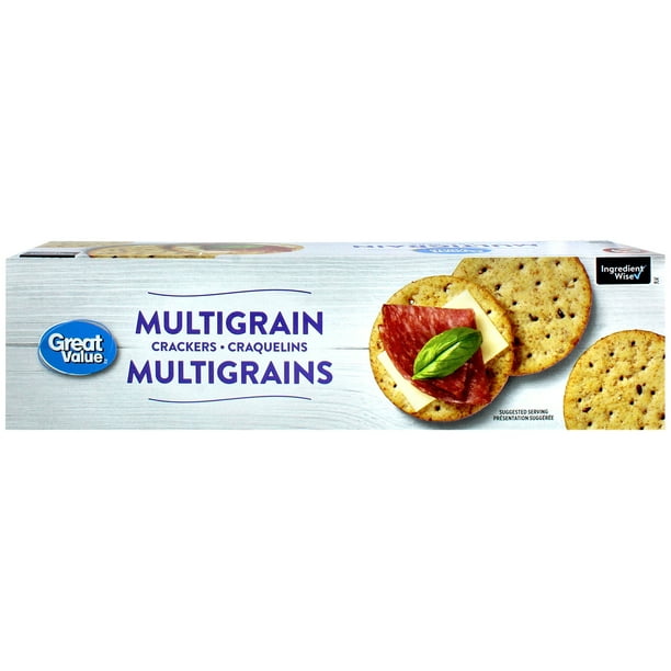 Great Value Multigrain Crackers, 227 g - Walmart.ca