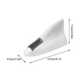 Blue ABS Car Antenna Base Cover with Solar LED Light, Carbon Fiber ...