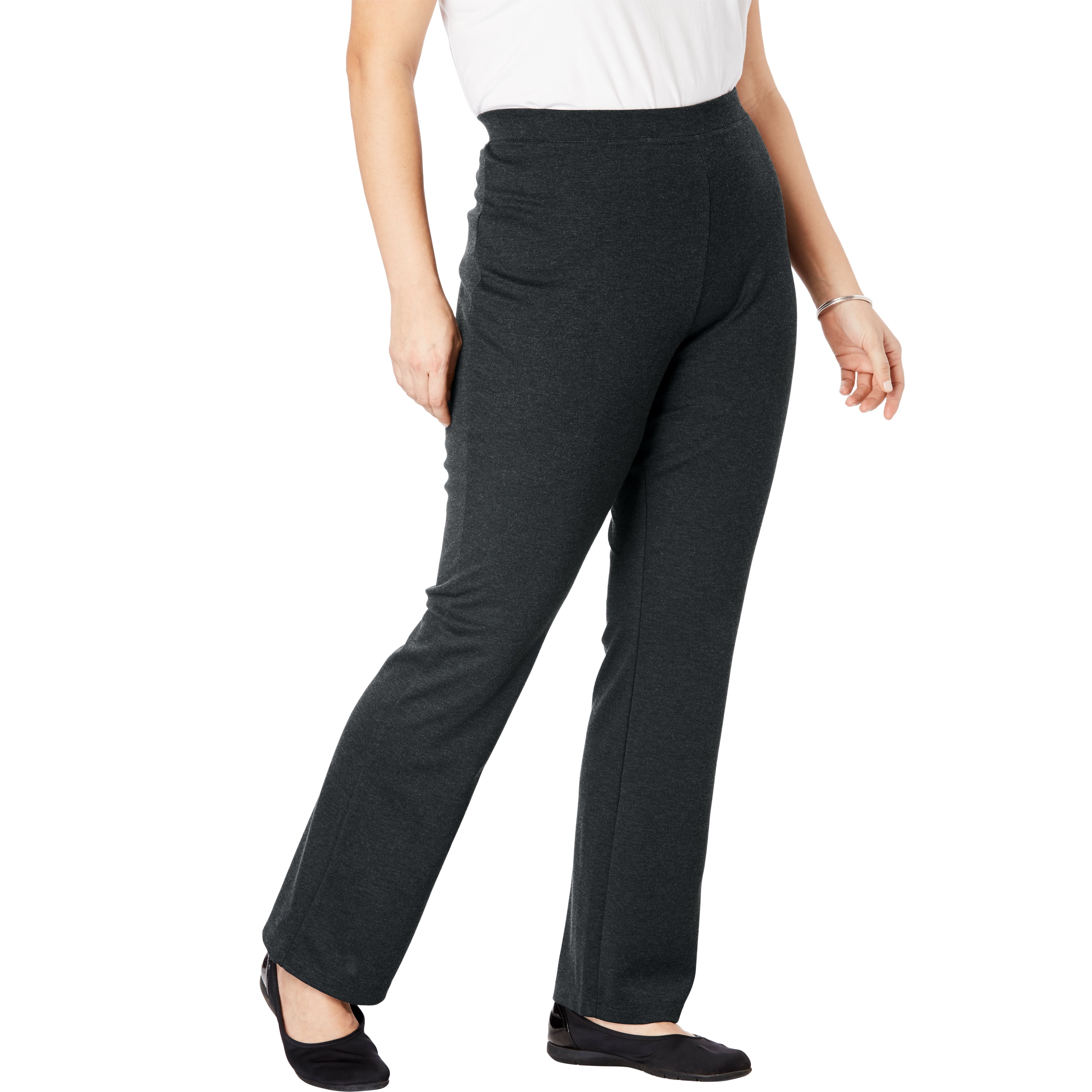 Woman Within Woman Within Womens Plus Size Tall Bootcut Ponte