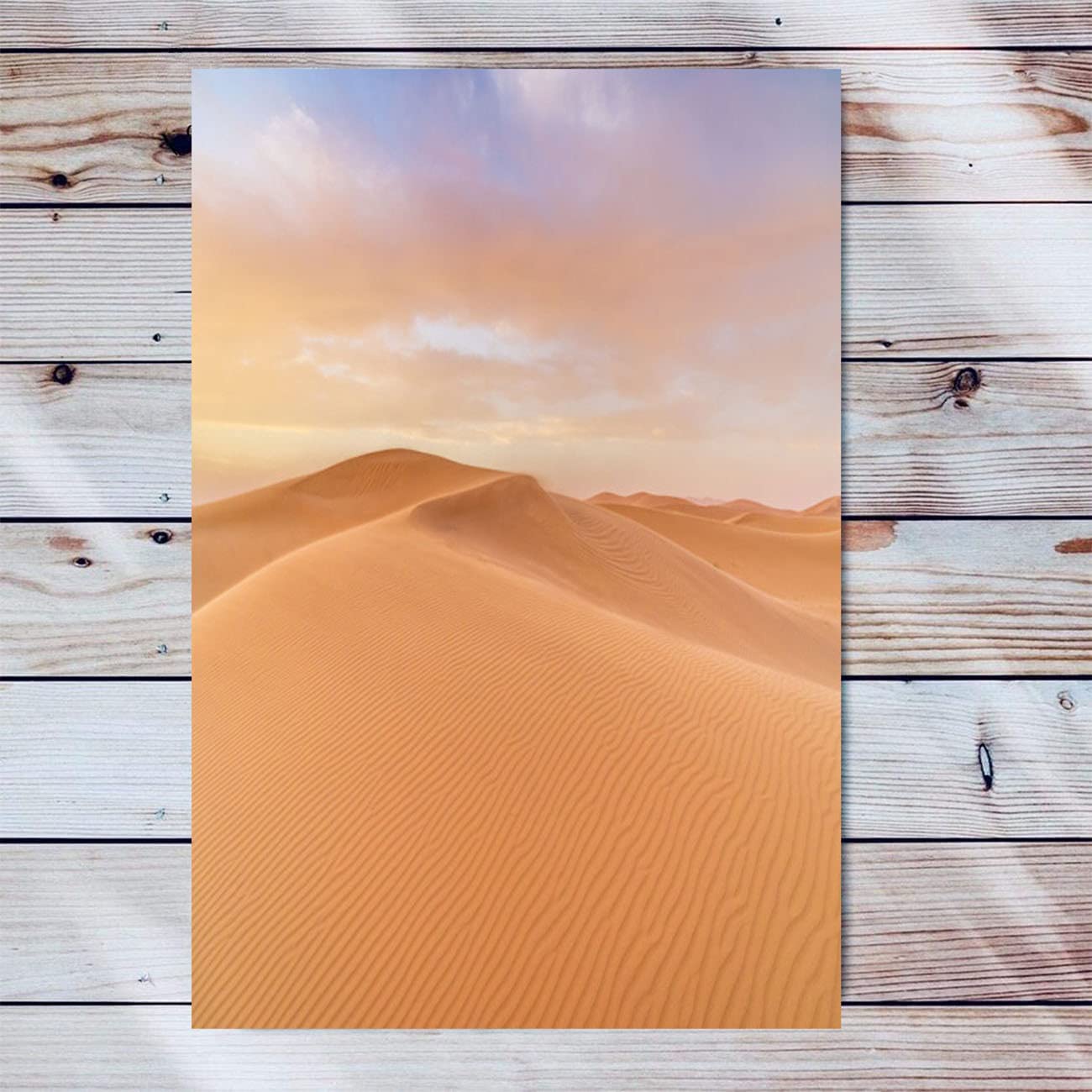 Sunset Orange Color Sky Canvas Wall Art Artwork Wooden Frame Painting ...