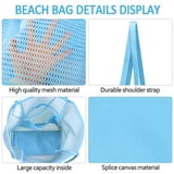 Livhil Large Summer Mesh Tote Bag, Foldable, Waterproof, Sandproof for ...