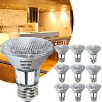 Ivyemons 9 Pack PAR20 Halogen Bulb 50W 120V Dimmable, 2800K Warm White ...