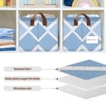 Blue Pattern Collapsible Storage Bin Open Home Shelf Basket Water ...
