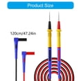 Flame Retardant Multimeter Probes 20A 1000V with Fine Steel Tip 120cm ...