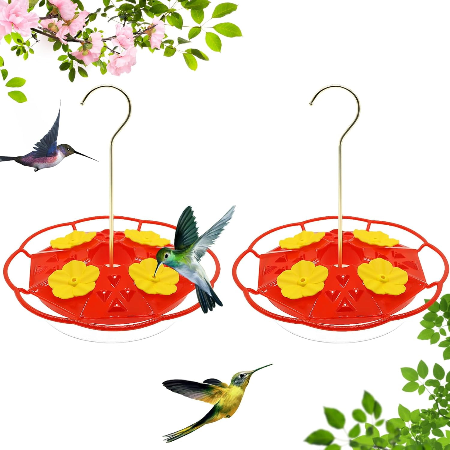 Click here for Unbranded 2pc Hummingbird Feeders For Outdoors Han... prices