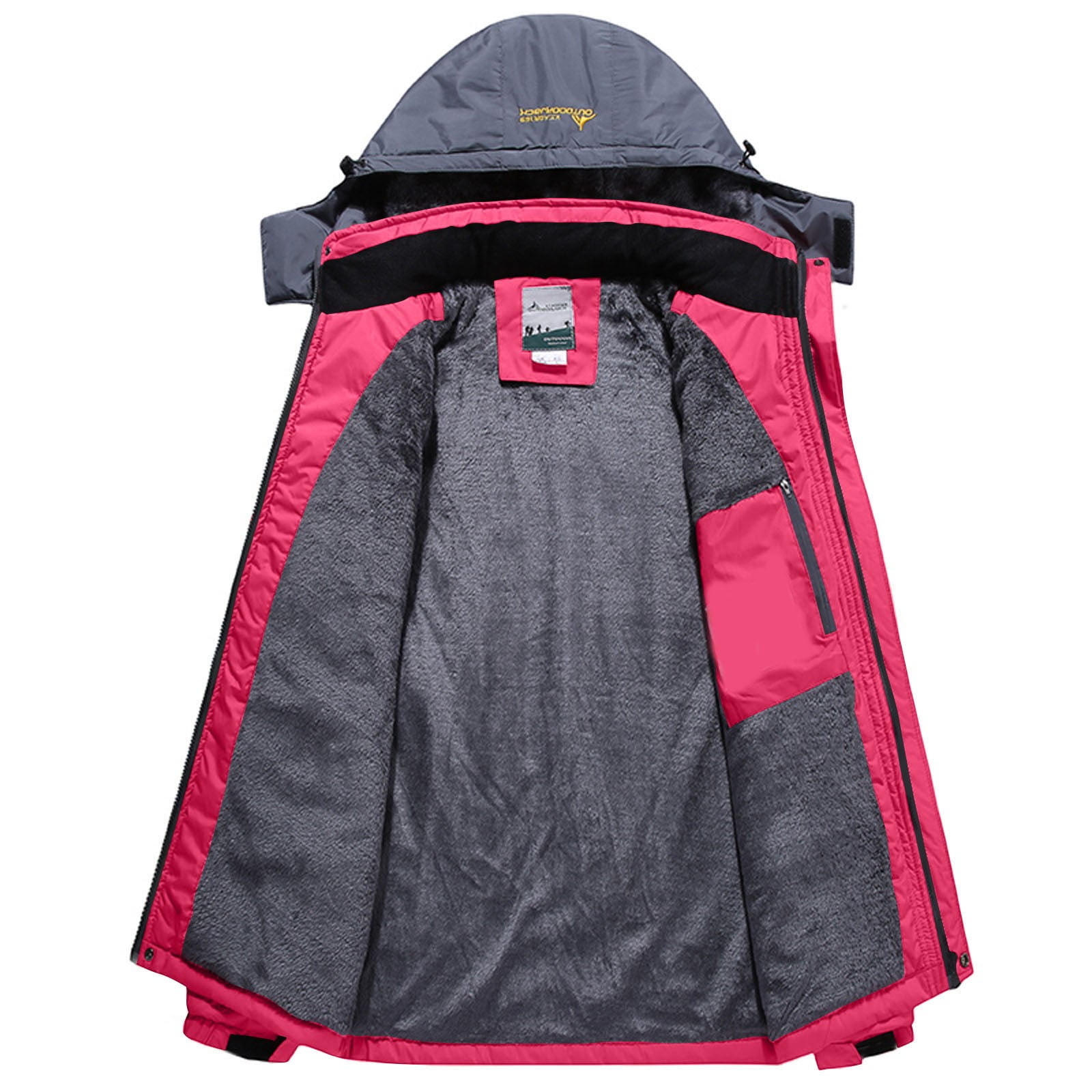 Click here for Iroinid Womens Mid-Length Hoodie Anorak Jacket Sol... prices