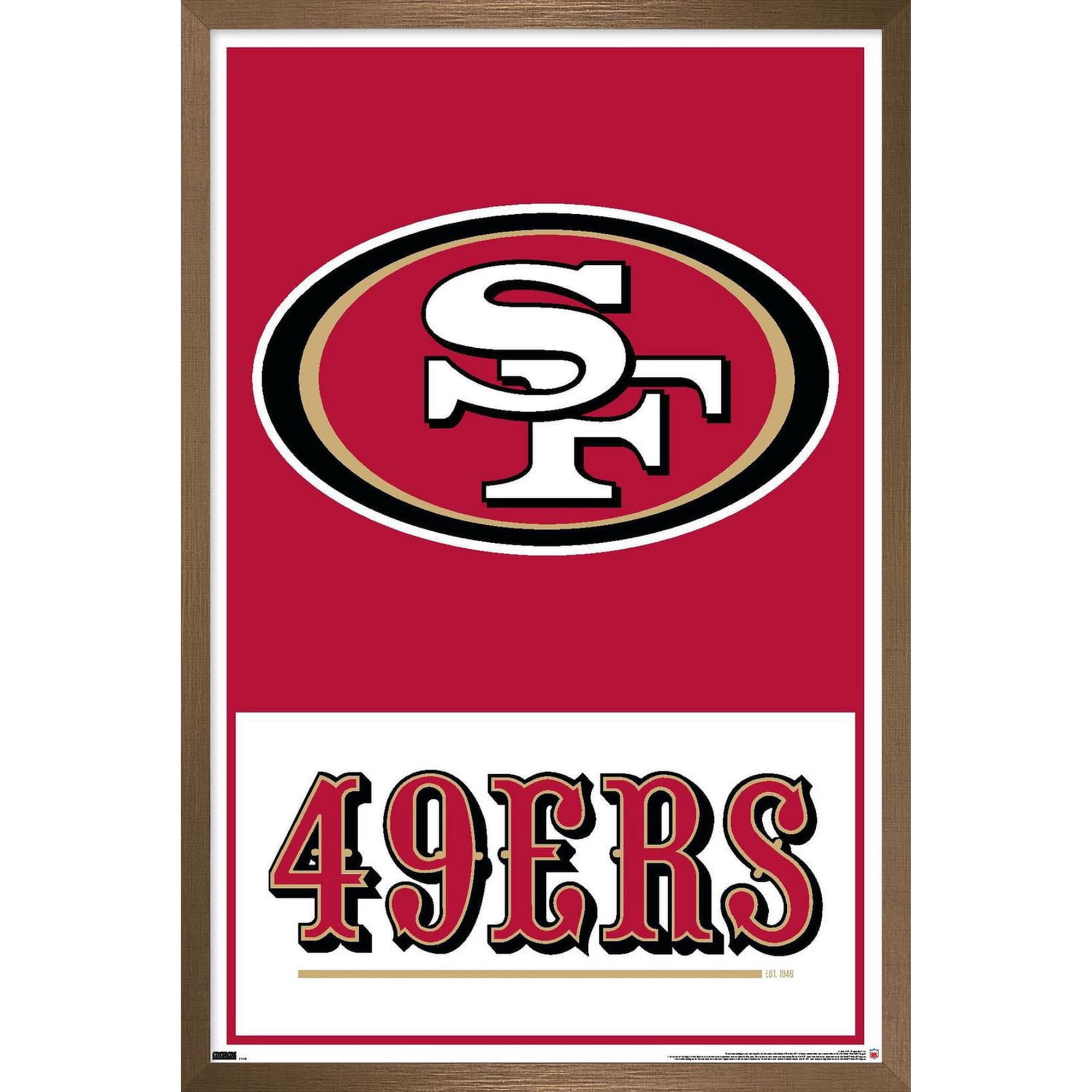 Click here for Trends International Nfl San Francisco 49ers - Log... prices
