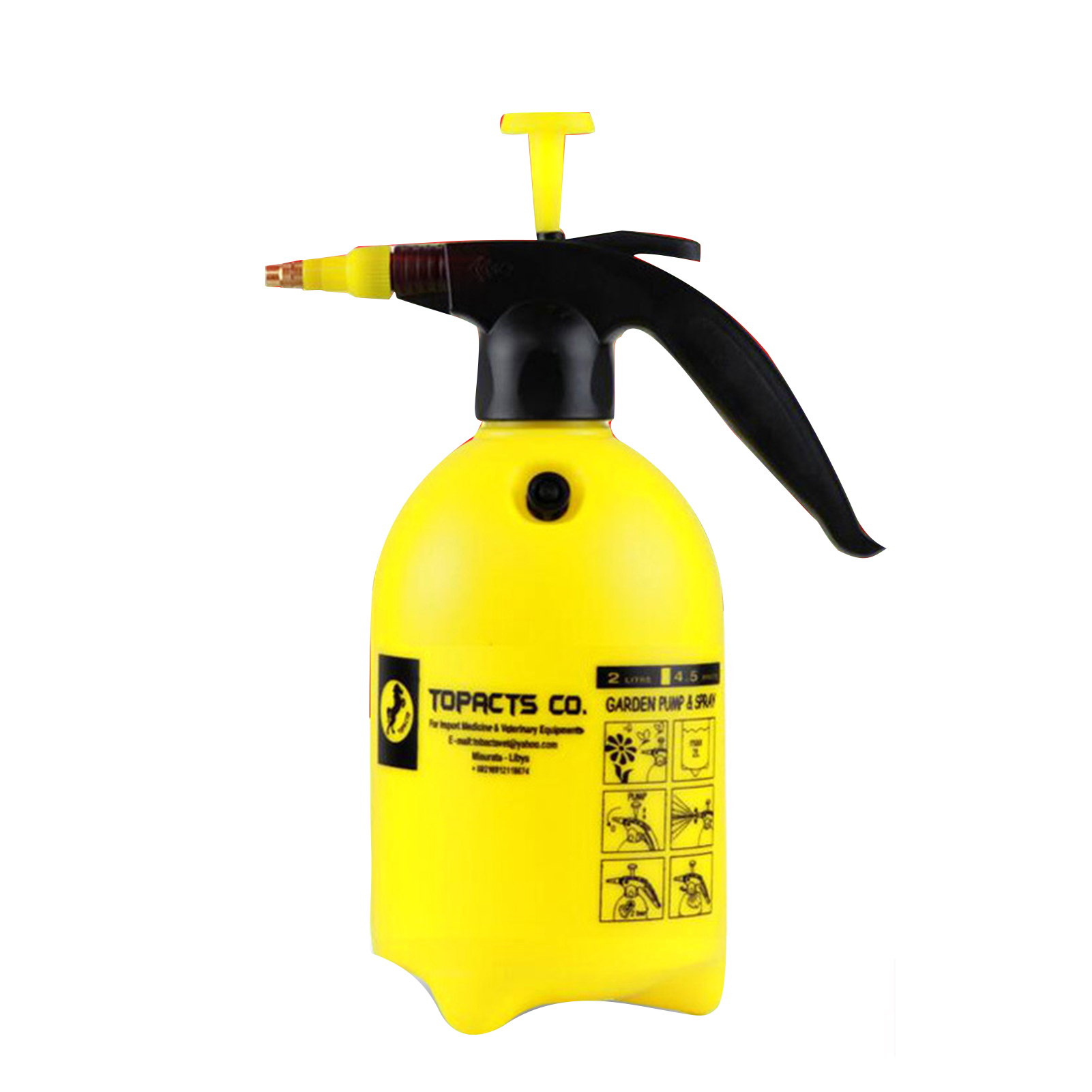 SPRING PARK 2L Hand Held Garden Sprayer Water Pump Pressure Sprayers ...