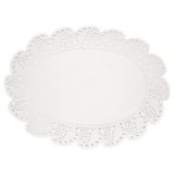 Oval Paper Doilies, 13.5 x 10.25 in, White, 8ct - Walmart.com