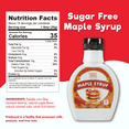 ChocZero Maple Syrup, Sugar Free, Keto Friendly, Low Carb Pancake Syrup ...