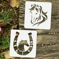 9 Pcs Horses Stencil 5.9x5.9inch Reusable Horse Farm Running Horse ...
