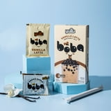 Yulu Foods Instant Boba, Vanilla Latte Bubble Tea Kit, 3 Drinks ...