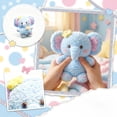 Blue Elephant Squeeze Play Sets Medium Soft Plush Squeeze Sensory Play ...