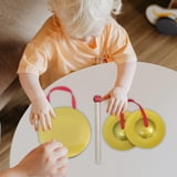 Rushawy Mini Small Hand Cymbals Educational Gong Instrument for Dances ...
