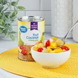 Great Value Fruit Cocktail in Heavy Syrup 15.25 oz with Peaches, Pears ...