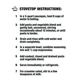 Great Value Ranch & Bacon Dry Pasta Salad, 7.5 oz (Shelf-Stable ...