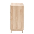 Baxton Studio Elsbeth Japandi Oak Brown Finished Wood and Natural ...