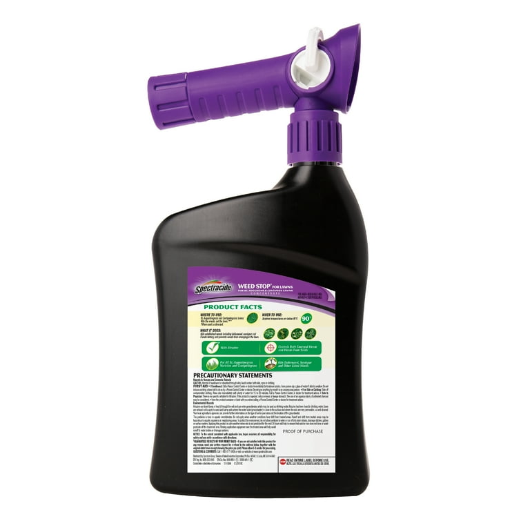 Spectracide Weed Stop for Lawns for St. Augustine Centipede Lawns Concentrate Kill Tough Weed 32 oz Walmart