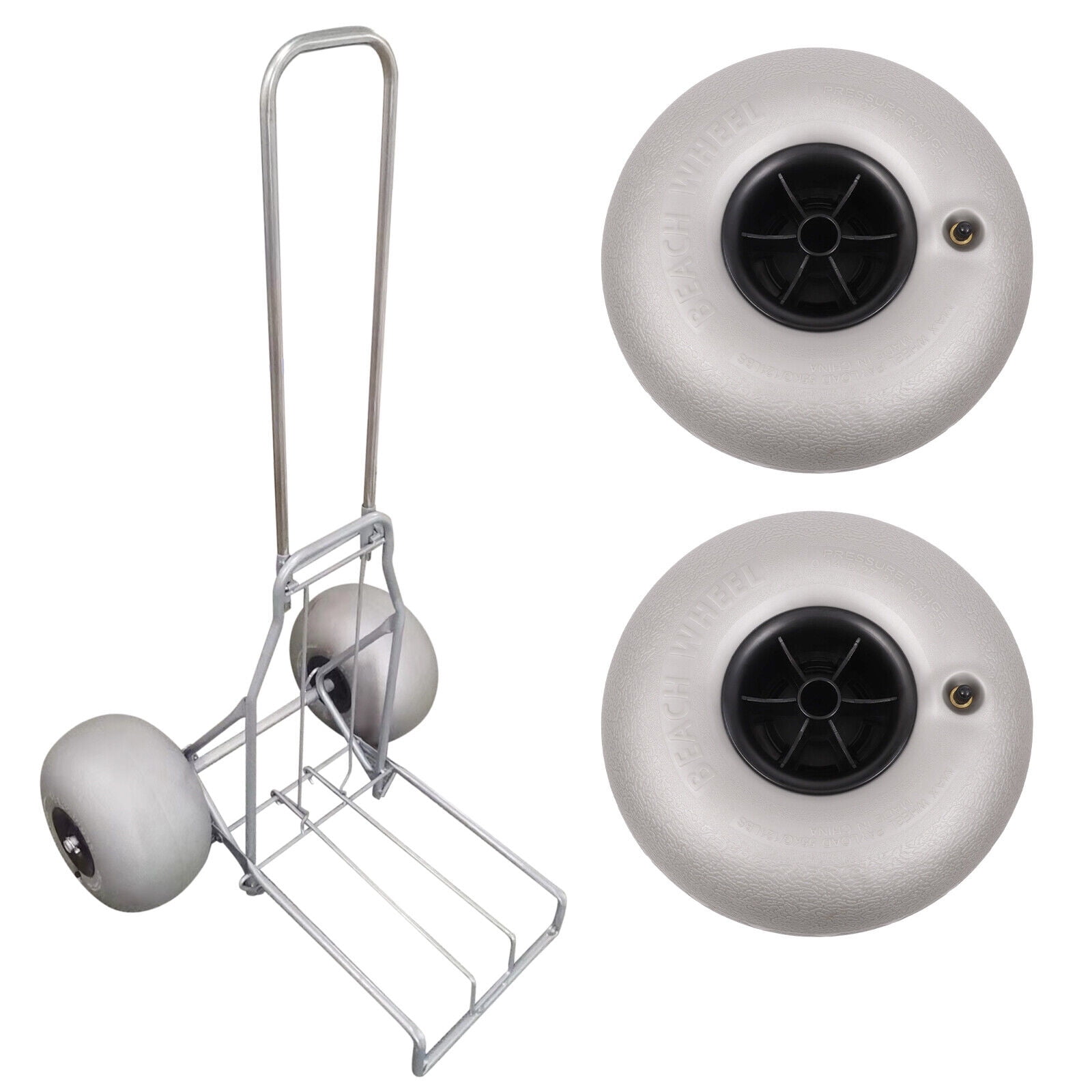 Miumaeov 2pcs Beach Inflatable Wheels 10" Replacement Beach Sand Tires ...