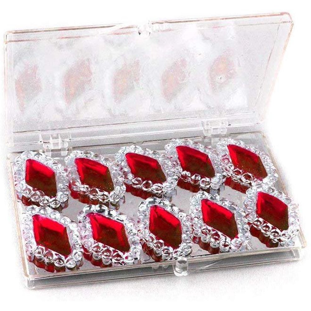 O'Creme Edible Diamond-Framed Rhombus ("Diamond Shape") Gemstones 20mm ...