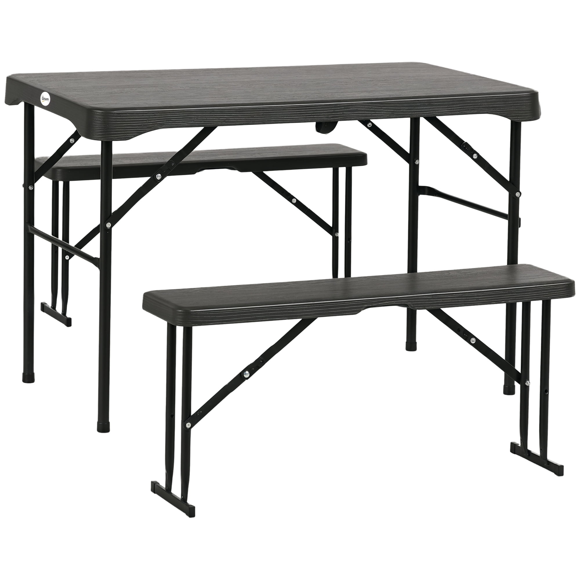 Click here for Outsunny Hdpe Picnic Table Set With Beer Table & 2... prices