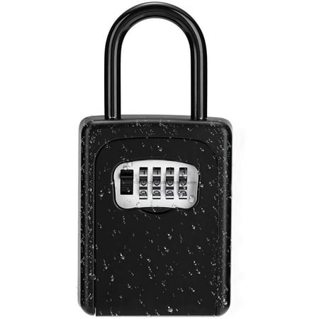 Key Lock Box, 4 Digit Combination Key Storage Lock Box with Code ...