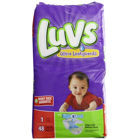 Luvs Ultra Leakguards Diapers, Size 5 (over 27 lb), 66 Count, Leak ...