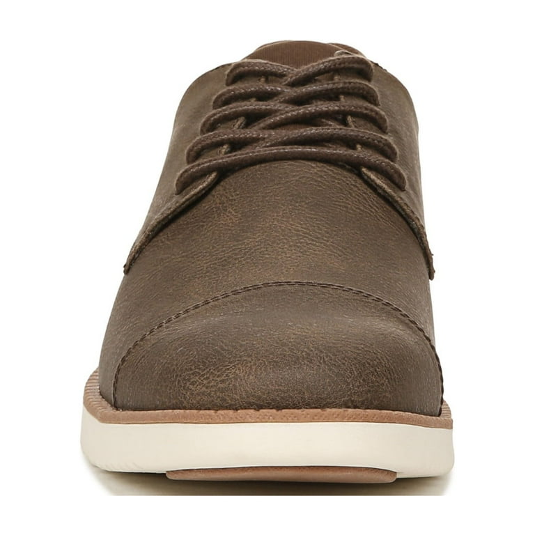 Dr. Scholl's Shoes Mens SYNC CAP Faux Leather Lace Up Oxfords
