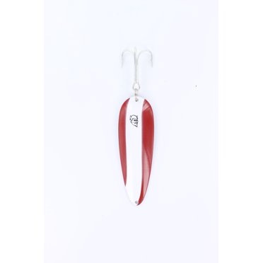 Rainbow Plastics Lil' Lightning Spoon Lure, Chartreuse/Fluorescent Red ...
