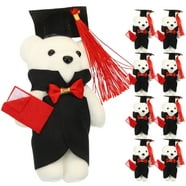 9" Graduation Plush Teddy Bear with Cap & Diploma Holding Heart Frame ...