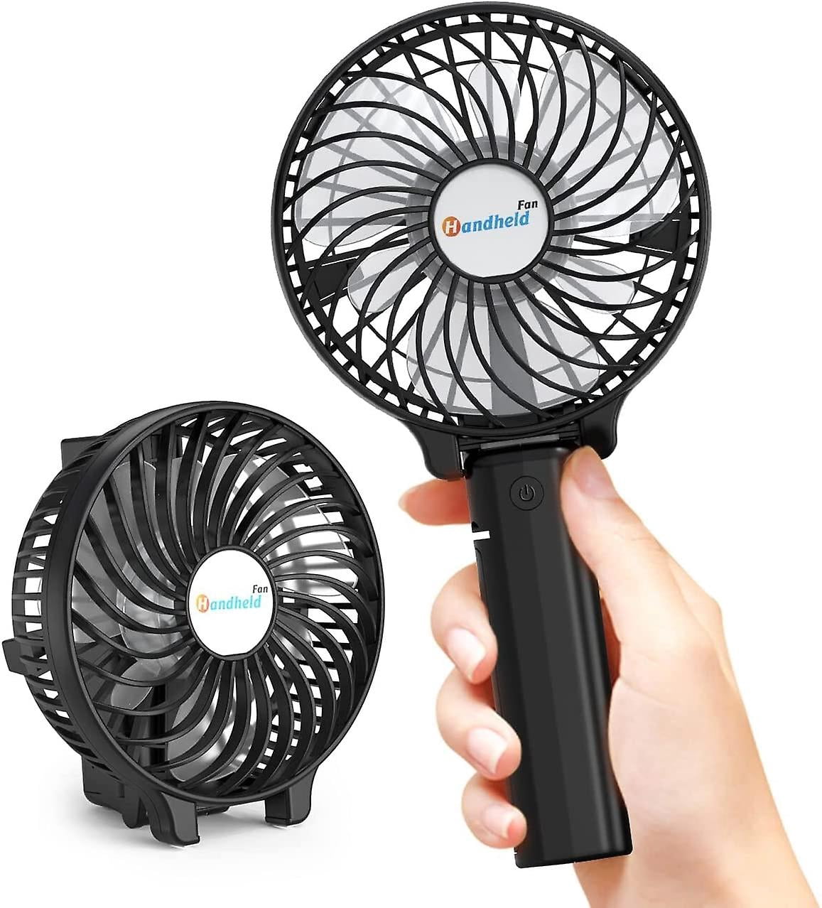 Ventilador USB portátil sin tapa con batería de 2000 mAh 3 velocidades ...