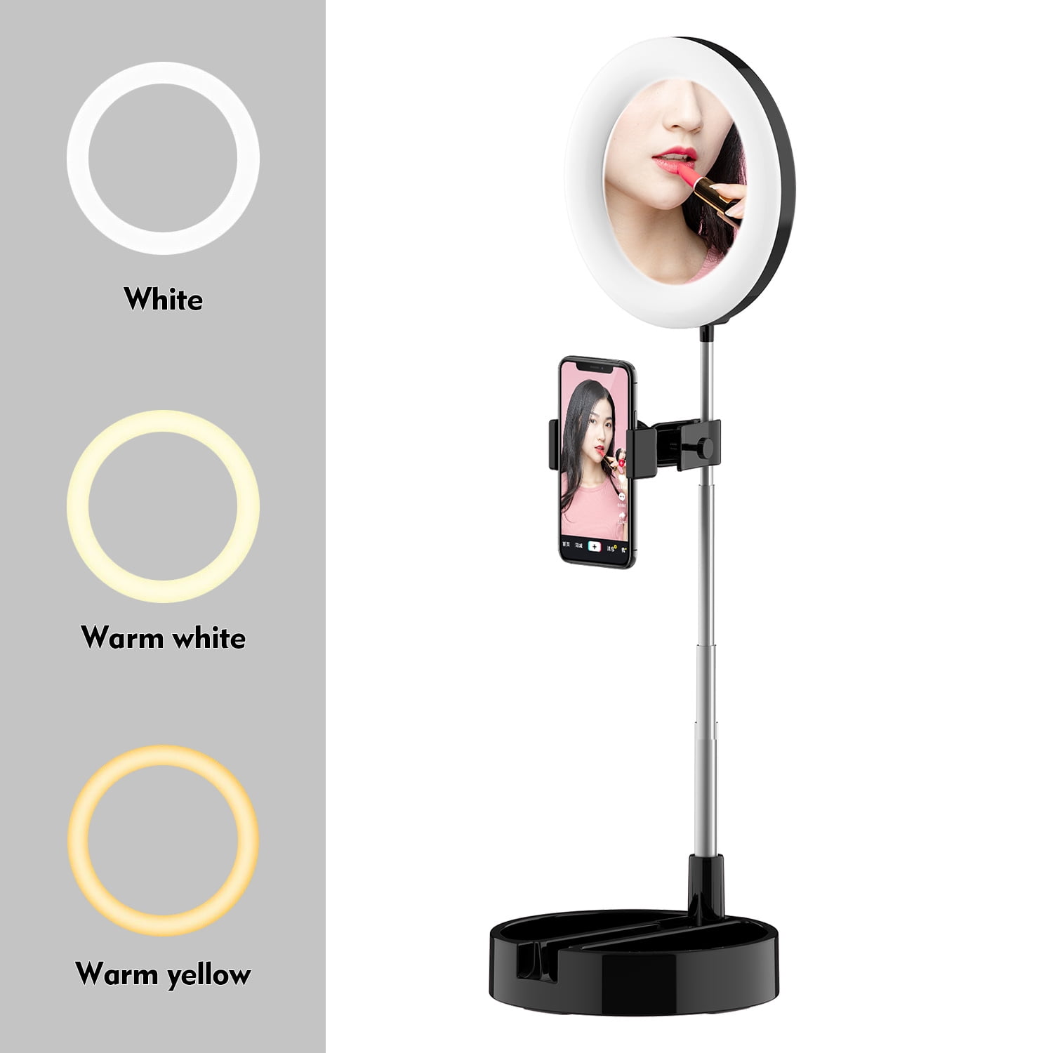 Click here for Amdohai Portable Ring Light With Stand And Phone H... prices