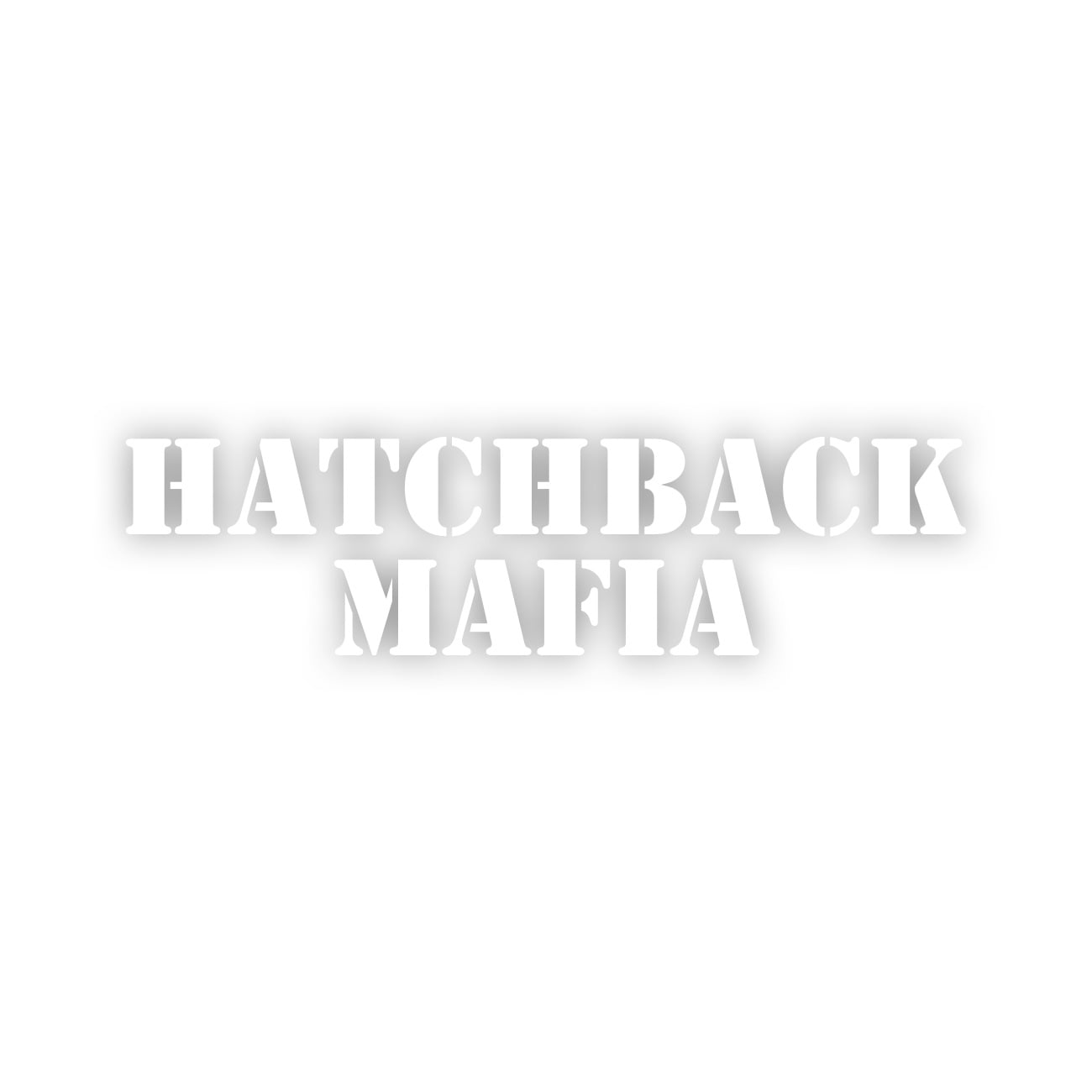 Hatchback Mafia Sticker Decal Die Cut - Self Adhesive Vinyl - Weatherproof - Made in USA - Many ...