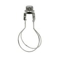 Creative Hobbies® Lamp Shade Light Bulb Clip Adapter - Silver Color (2 ...