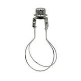 Creative Hobbies® Lamp Shade Light Bulb Clip Adapter - Silver Color (2 ...