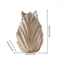 Cadancy Home Decor Accents for Mantel, Seashell Shape Ceramic Vase with ...