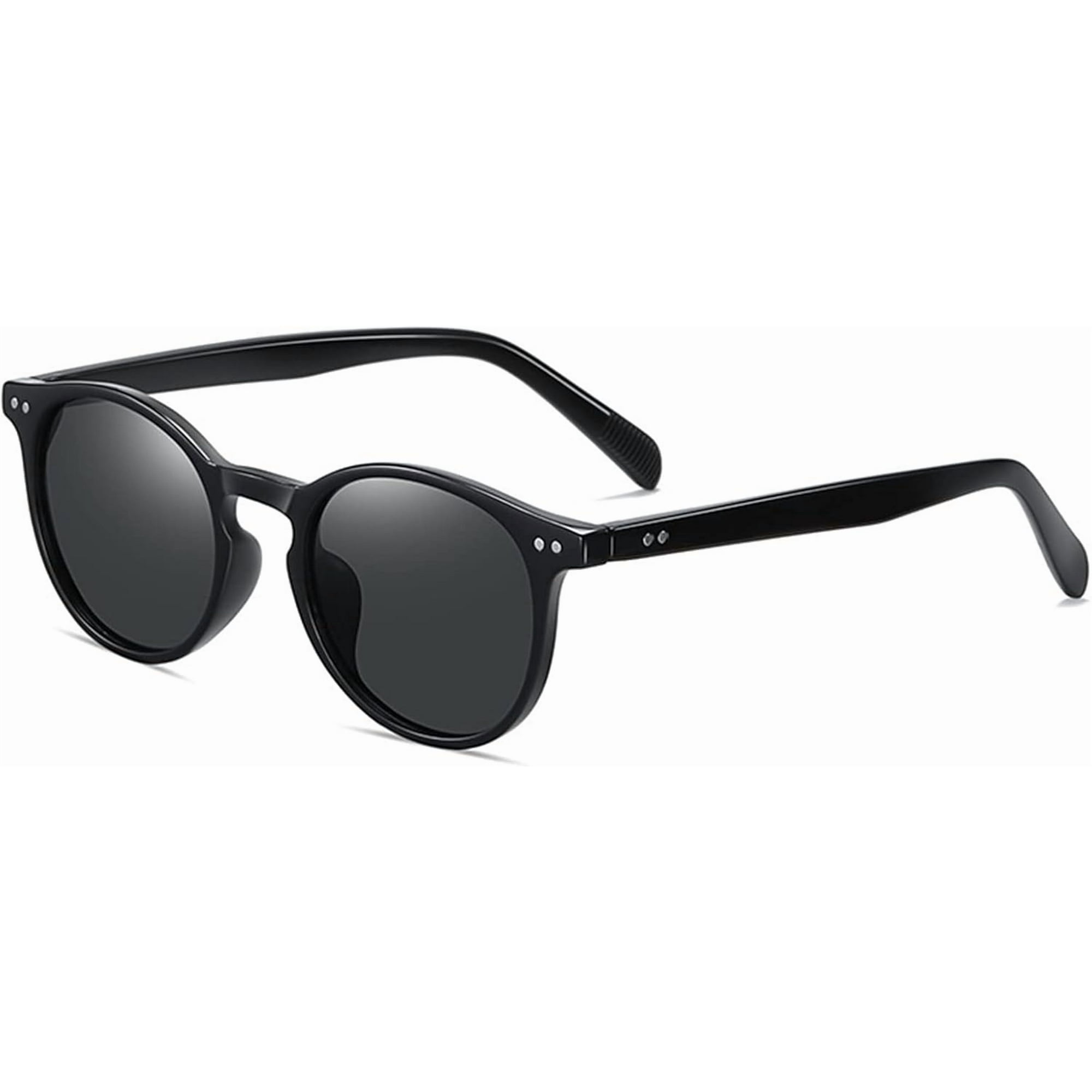 Click here for Rytuhfdne Retro Polarized Too Round Frame Sunglass... prices